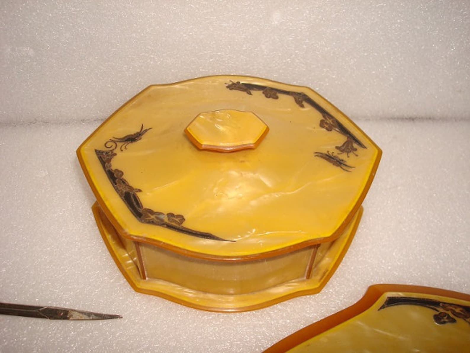 Antique Celluloid Bakelite Five Piece Vanity Set | Etsy