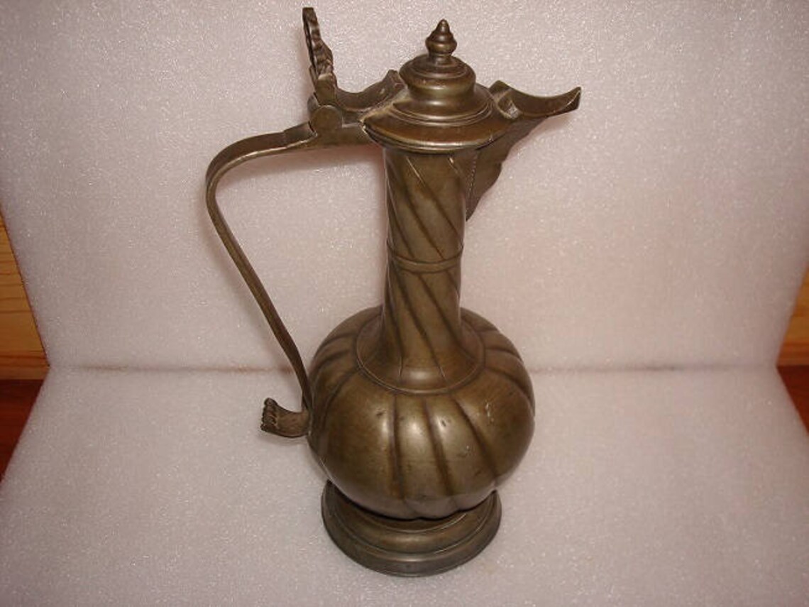 Large Vintage Ewer Pewter Coffee Pot / Teapot/ Water Pitcher | Etsy