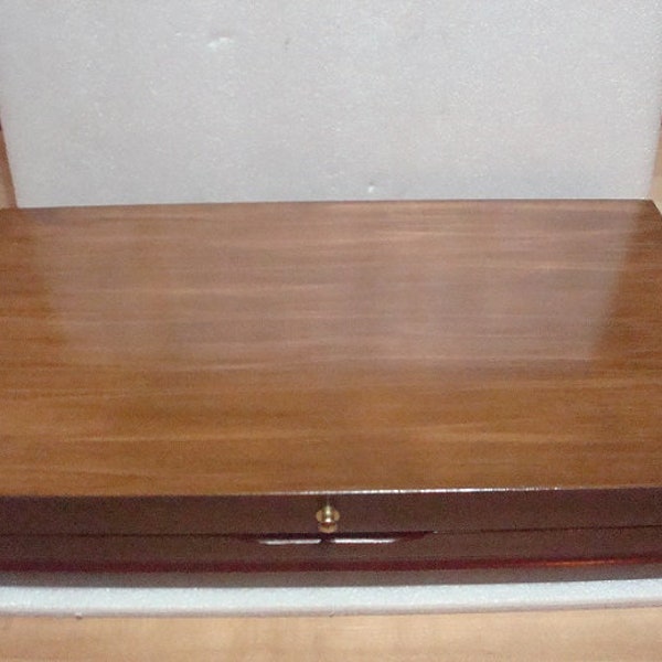 Wood Silverware Box - Etsy