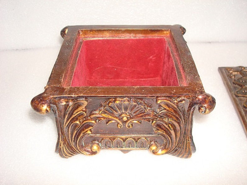 Rare Unique Style Lidded Trinket Box / Jewelry Box / Desk Box | Etsy