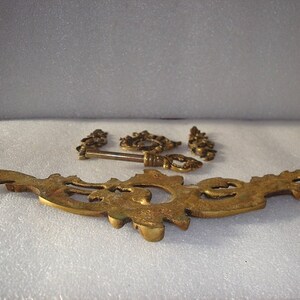 RARE Vintage / Antique Victorian Style Solid Brass Cabinet Hardware 5 ...