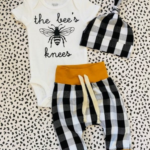 Bee Onesie, the Bees Knees Outfit Baby Boy Girl, Bumble Bee Newborn ...