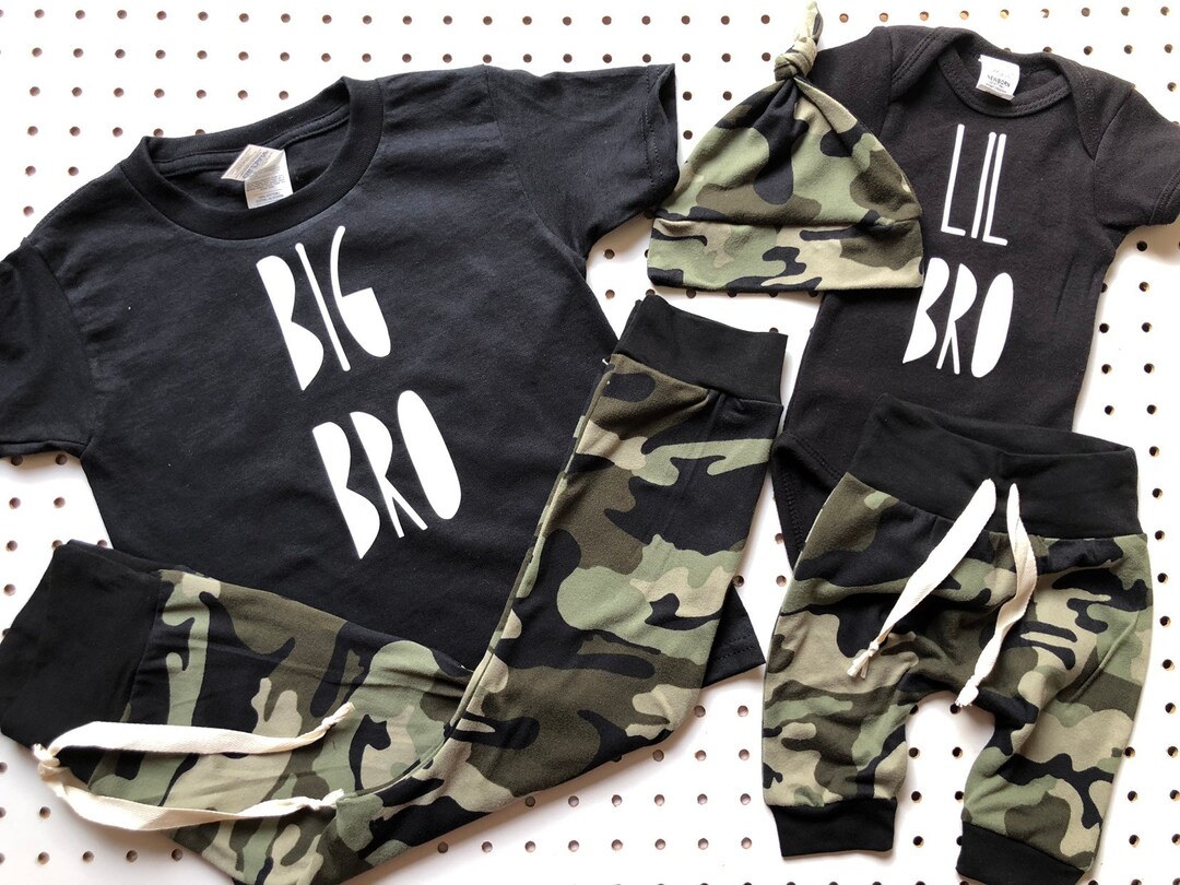 Little Brother Big Brother Newborn Boy Take Home Outfit / Newborn Boy ...