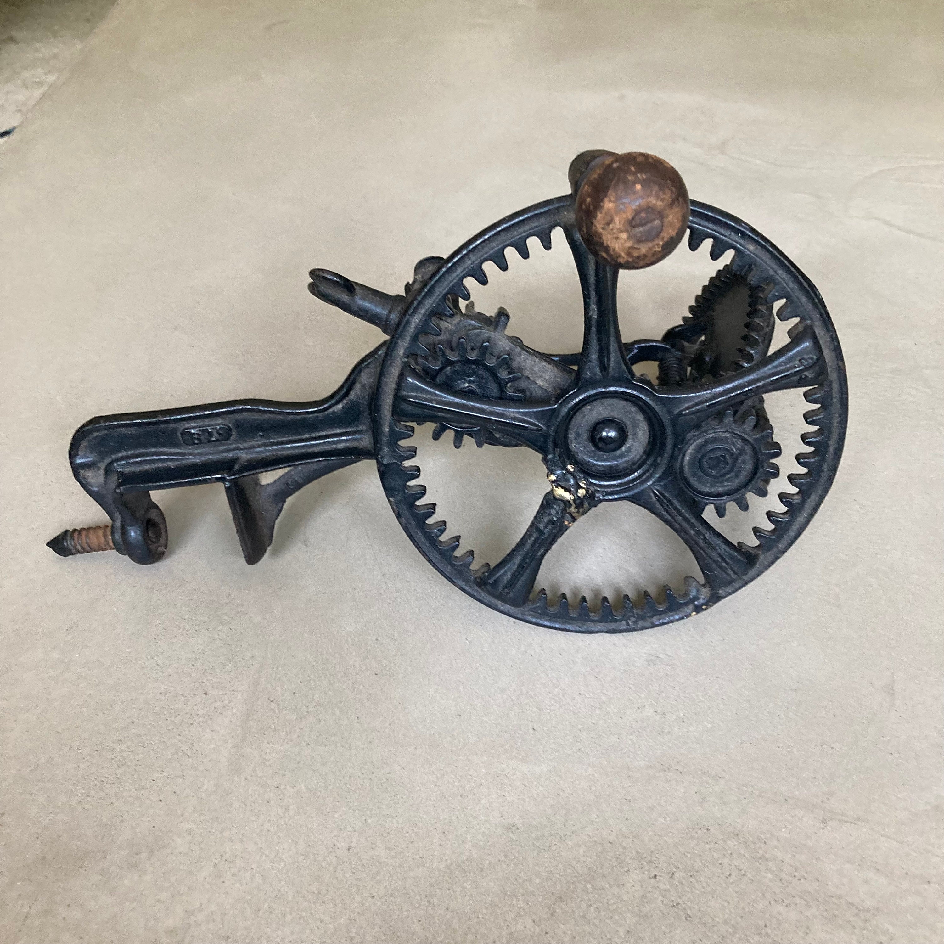Antique Apple Peeler Peach Parer Cast Iron Gears Rare and Collectible Etsy UK