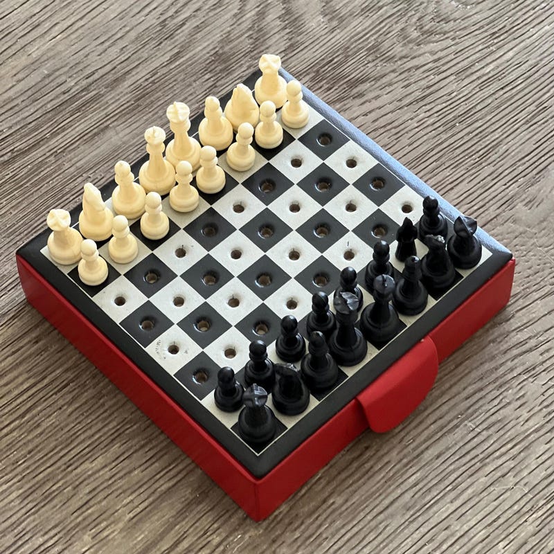 Pocket Peg Chess Set - Etsy