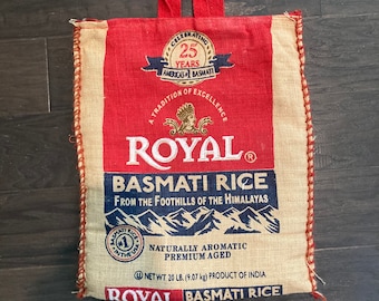 Basmati Rice Bag - Etsy