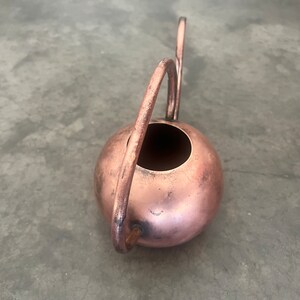 Antique Watering Can / Squat Tea Kettle Long Slim Curved Spout & Handle ...