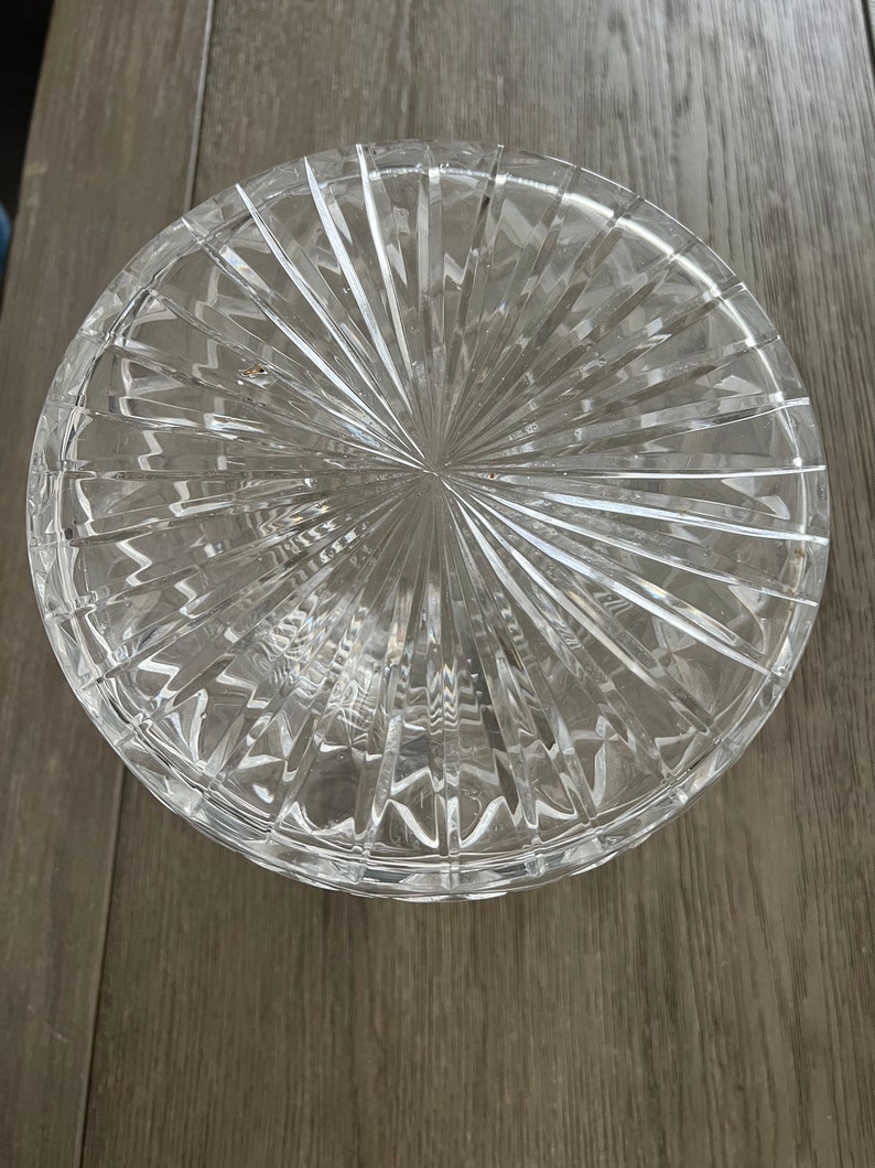 Vintage Ships Decanter Large Crystal Decanter Flat Wide Bottom - Etsy