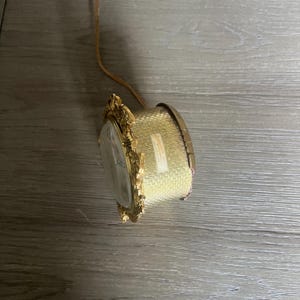 Mid Century Matson 24 K Gold Plated Electric Clock Antique Style Golden ...