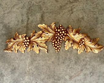 Vintage Gold Gilt Wall Trim Ornately Carved Italian Florentine Gold ...