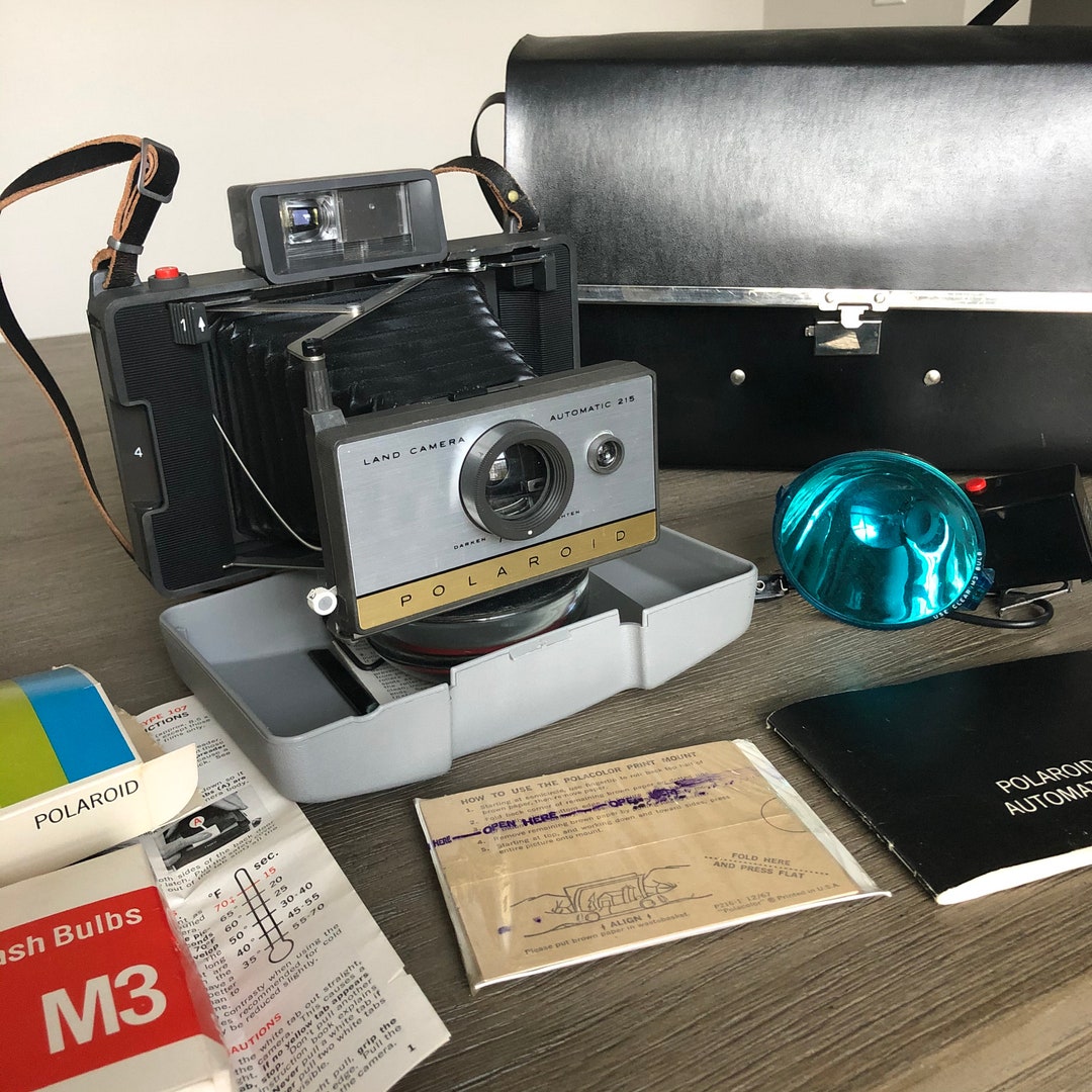 Vintage Camera Polaroid Automatic Land Camera Polaroid 215 Camera ...