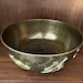 Solid Brass Bowl Large Gold Bowl With Chinese Characters - Etsy