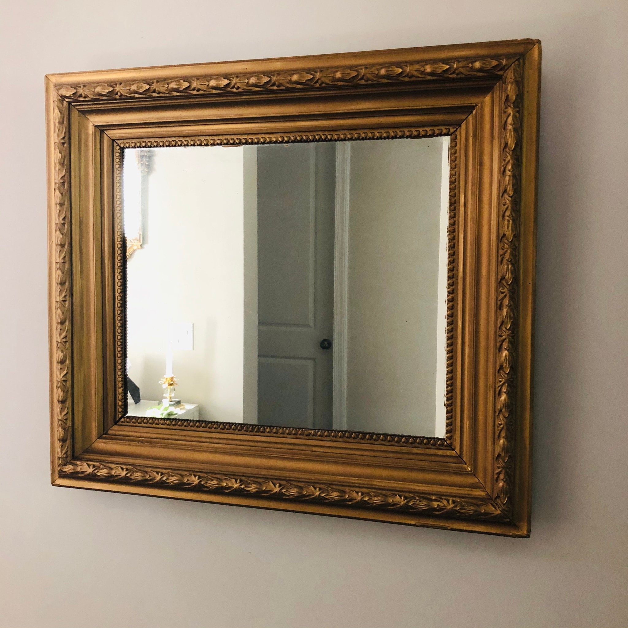 Antique Gold Gilt Mirror Extra Large Rectangular Mirror Ornate | Etsy