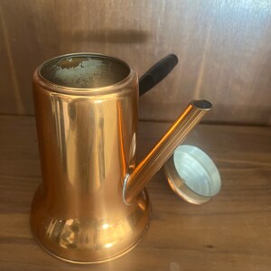 Vintage Copper Chocolate Pot Brandy Warmer Cognac Flambe Pan With Lid ...