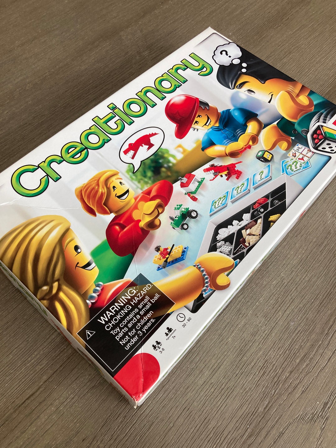 Lego 3844 Creationary Game Complete Set 332 Pieces Large Lego Set Game ...