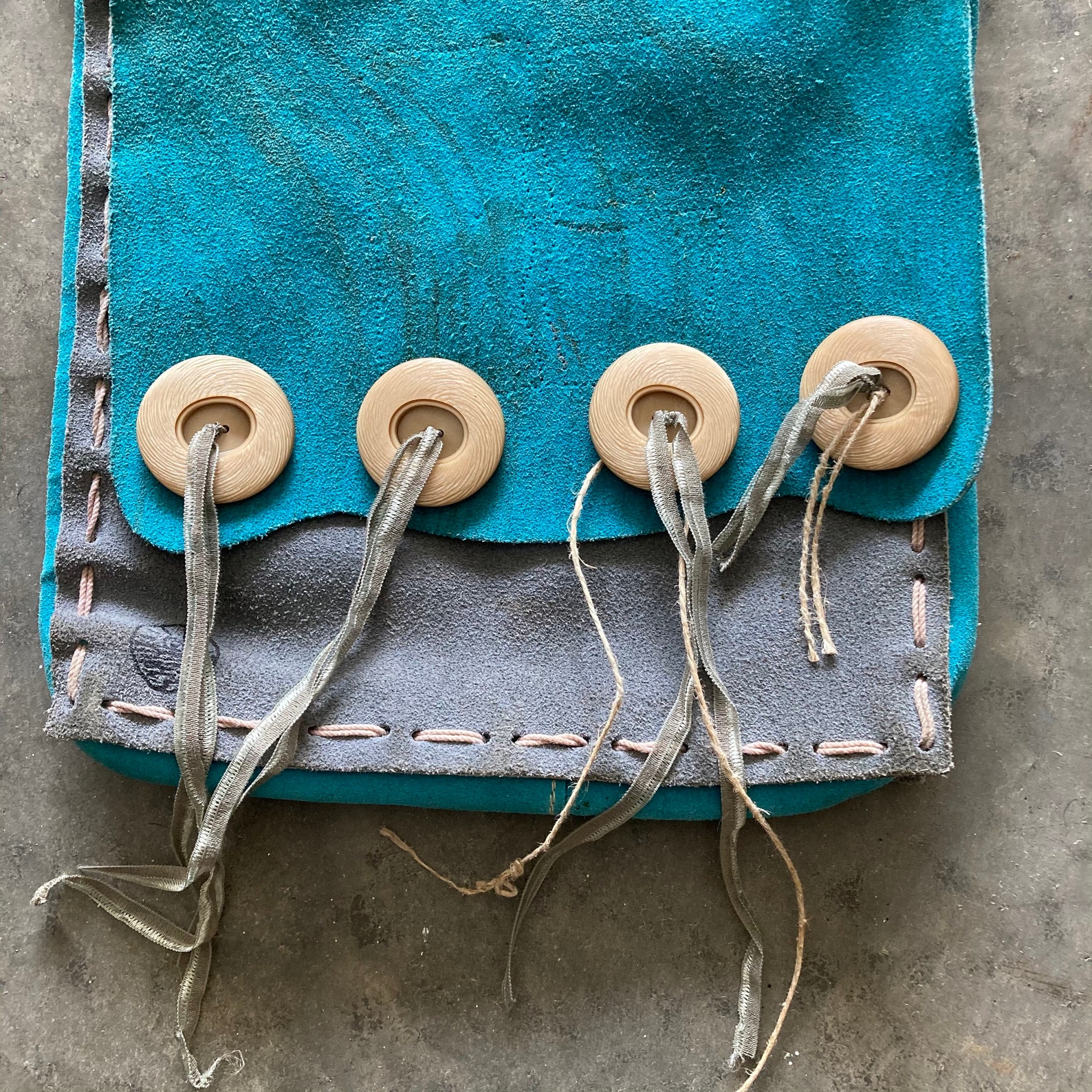 Vintage Ecuador Leather Bag Tribu Bien Hencho En Ecuador - Etsy