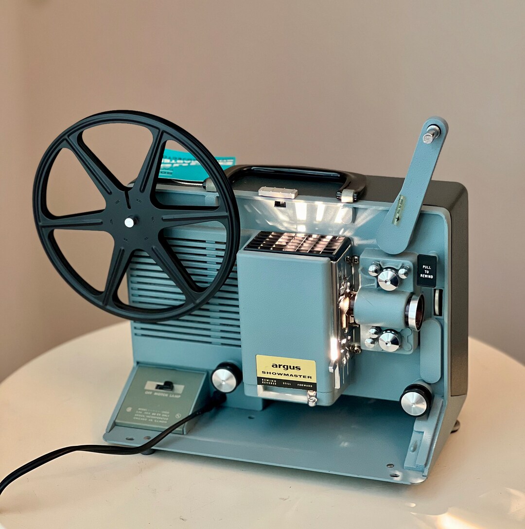 Movie Projector Vintage Argus Showmaster S 500 Movie Projector Vintage ...