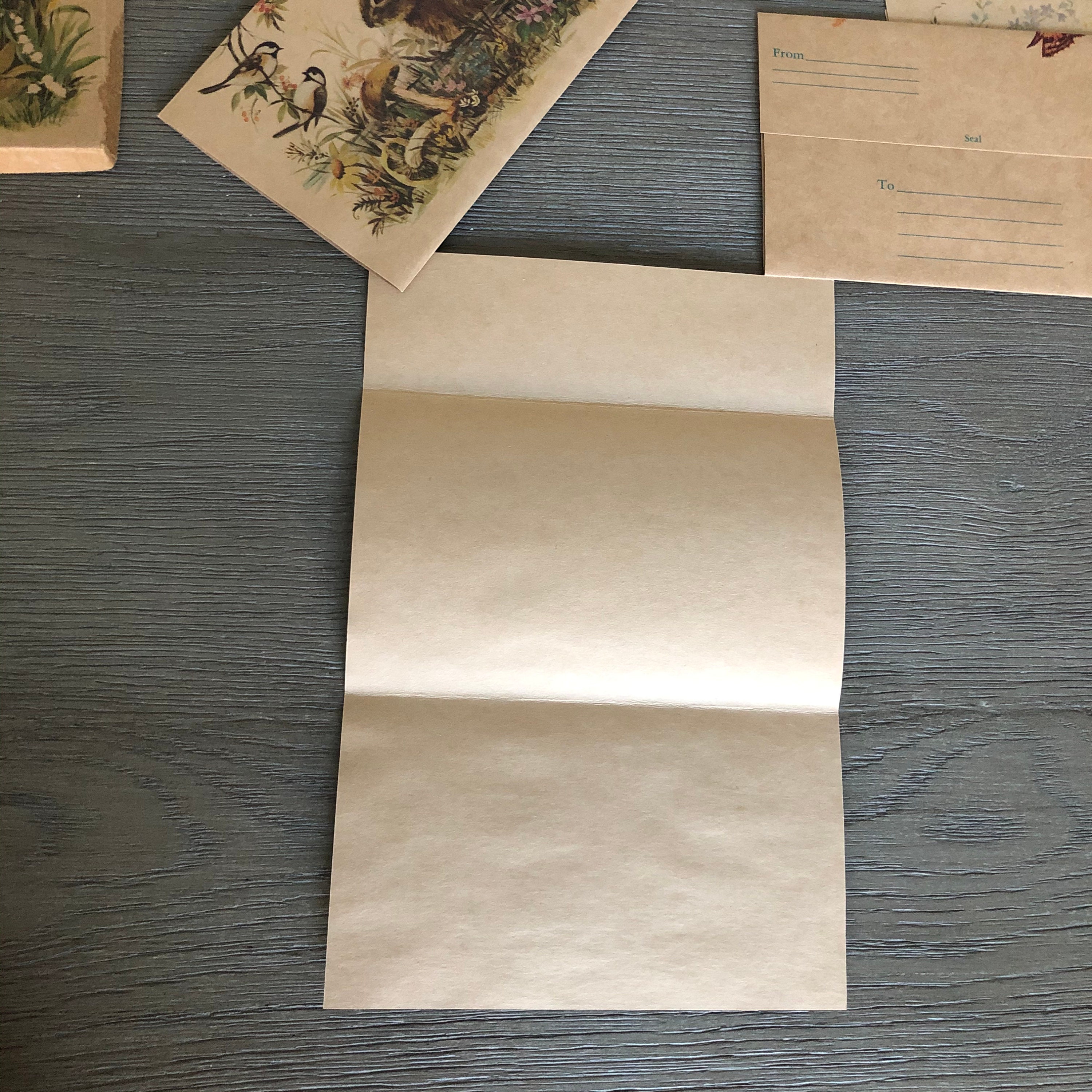 Vintage Stationary Mail Folders Bunny Rabbit Squirrel Country Cousins ...