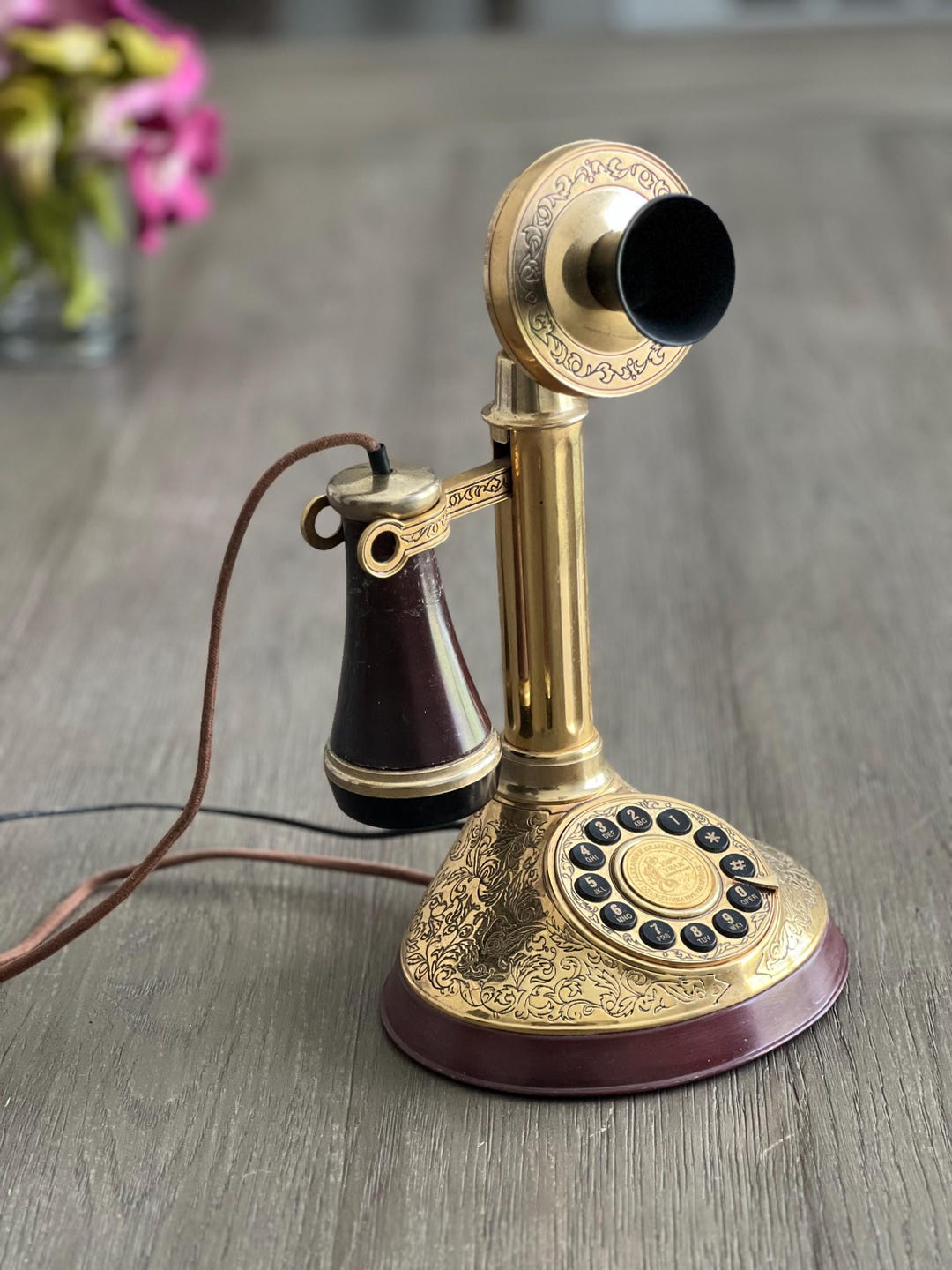 Candlestick Phone Vintage Alexander Graham Bell Franklin Mint 150th ...