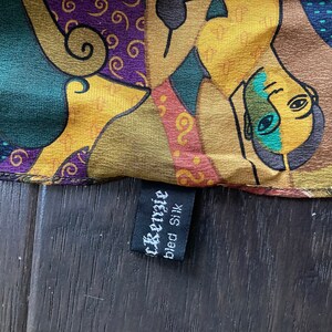 Unique 100% Silk Scarf Artist Gail Mackenzie 55 Artsy - Etsy