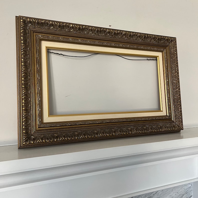 Vintage Gold Gilt Frame Victorian Art Carved Gold Gilt - Etsy