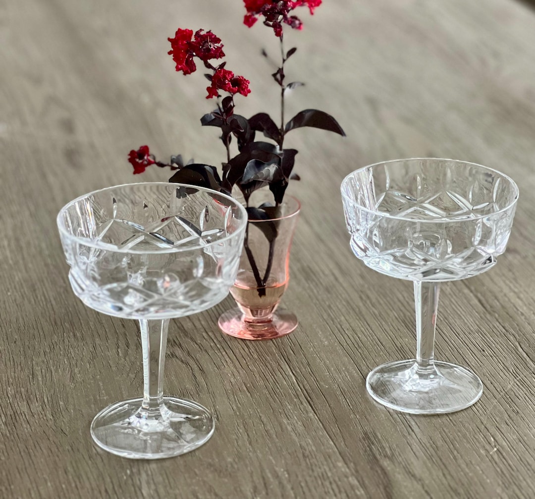 Vintage Gorham King Edward Crystal Sherbet Glasses - Set of 7 - Etsy