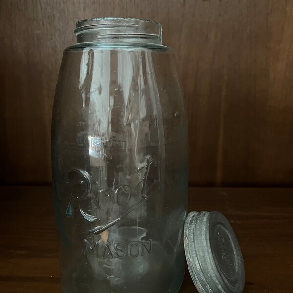 Large Antique Canning Jar - Etsy