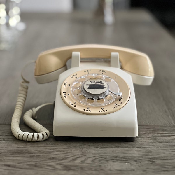 Vintage Desk Phone - Etsy