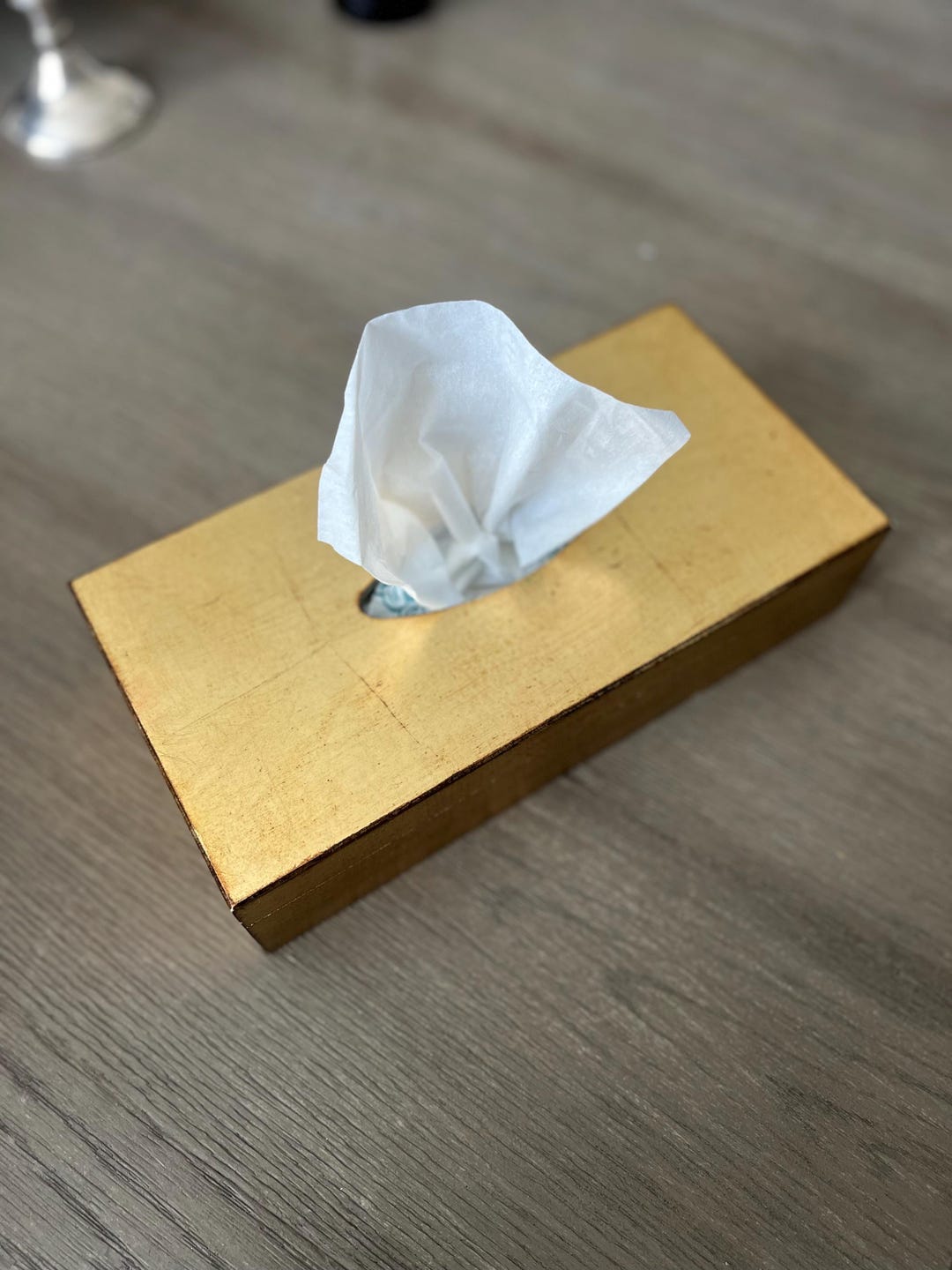 Labrazel Gold Tissue Box Cover Italian Florentine Gold Tissue Box ...