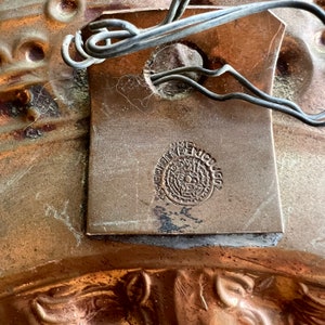 Copper Mayan Aztec Calendar Wall Art 12” Copper Religious Calendar ...