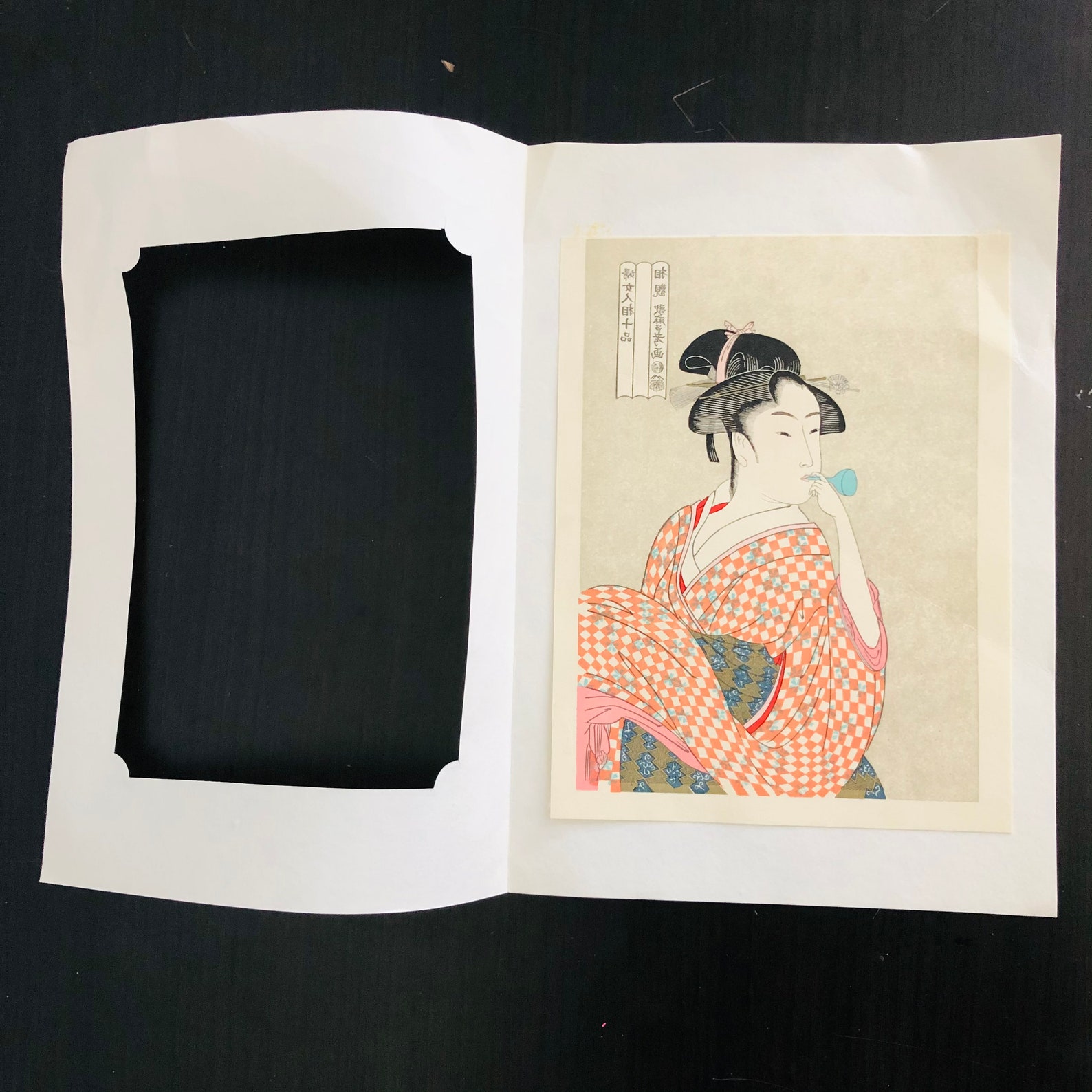 Vintage Japanese Art Geisha Smoking Pipe - Etsy