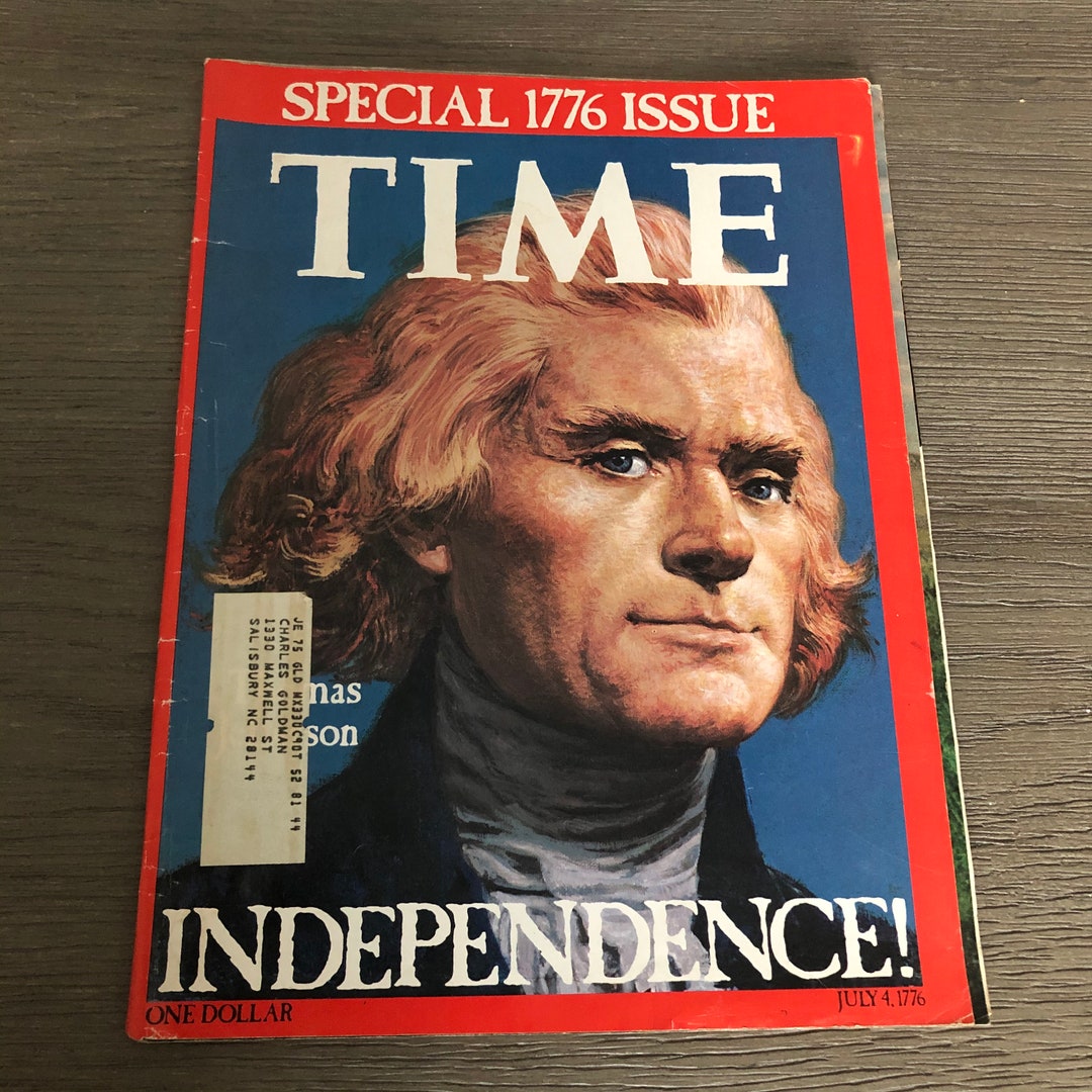 Time Special 1776 Issue Thomas Jefferson Independence July 4, 1776 - Etsy