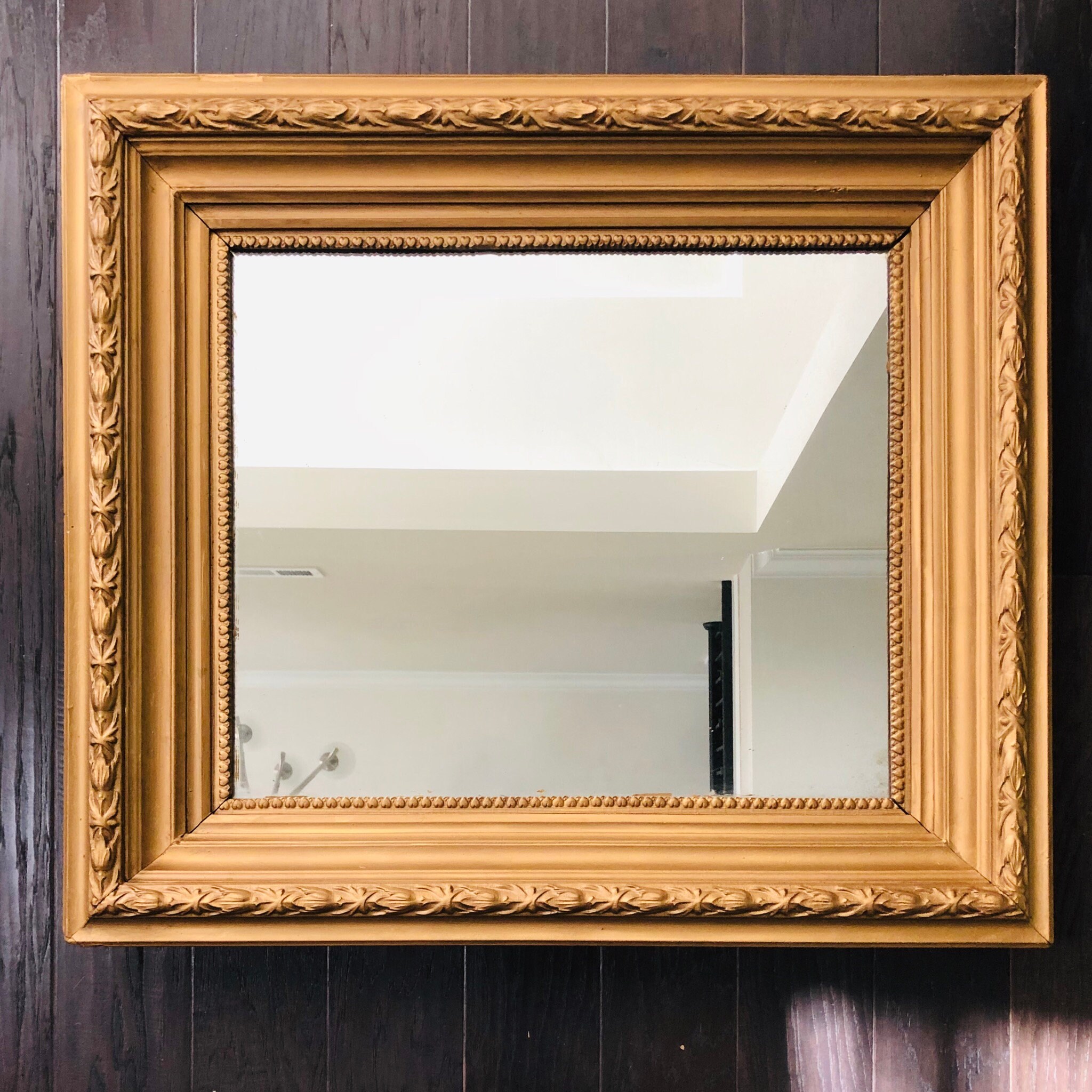 Antique Gold Gilt Mirror Extra Large Rectangular Mirror Ornate | Etsy