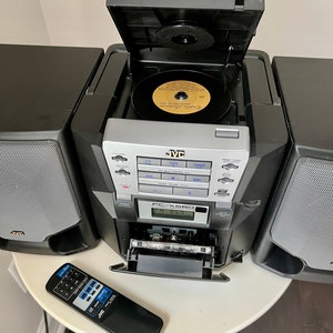 Vintage JVC Cd Cassette Radio Music Deck Model PC-X560 Component System ...