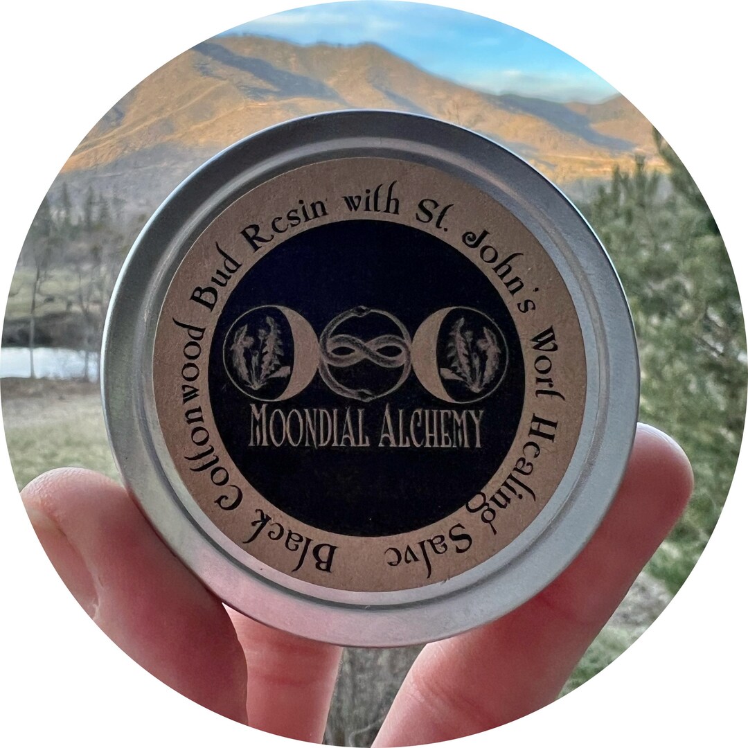 Black Cottonwood Bud Resin Salve / Balm With St. John’s Wort Poplar ...
