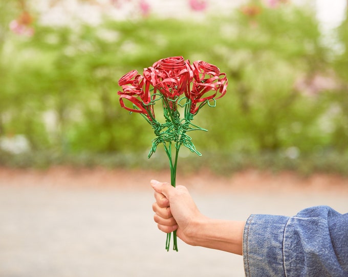 Handmade Rose - Red - Etsy