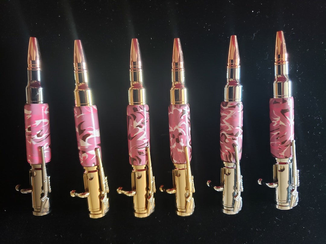 Mini 30 Caliber Bolt Action Pen Pink Camo - Etsy