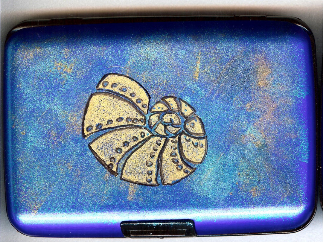 Sea Shell Aluminum Wallet - Etsy