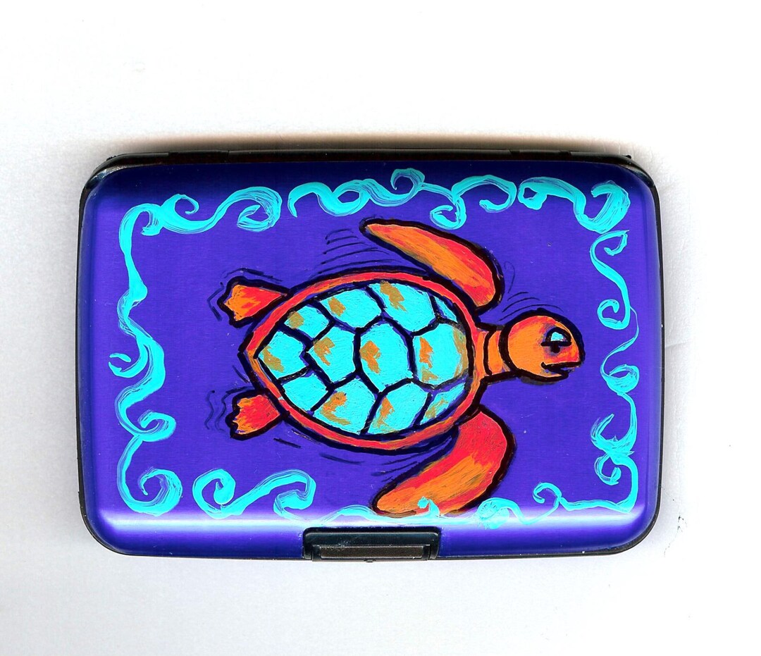 Turtle RFID Wallet - Etsy