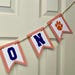 Clemson Bound Banner Garland. Officially Licensed - Etsy