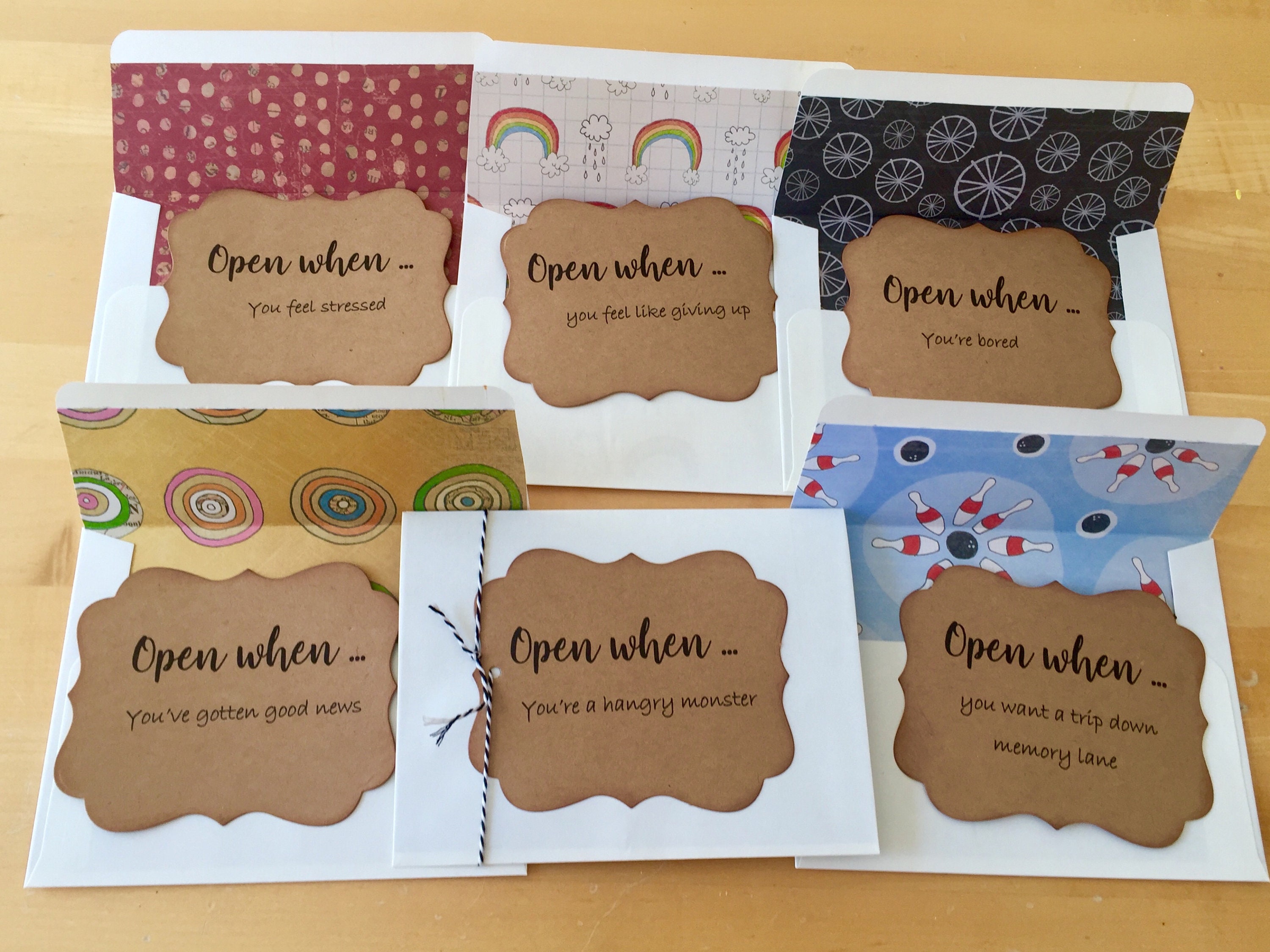 Open When Envelopes - Etsy
