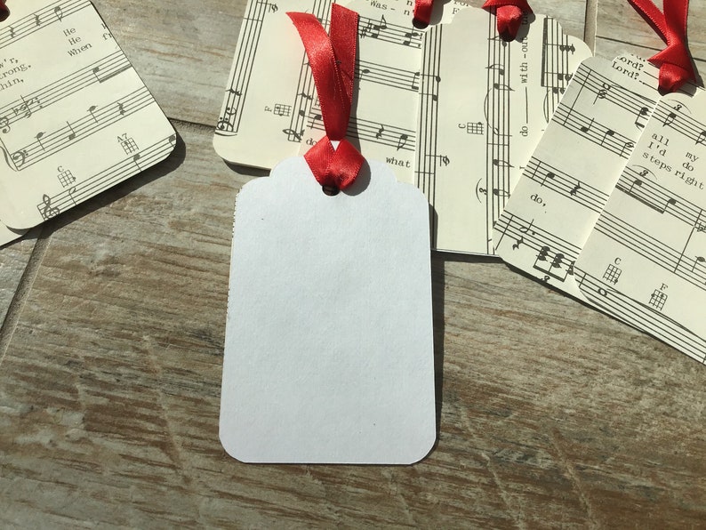 Vintage Sheet Music Tags | Etsy