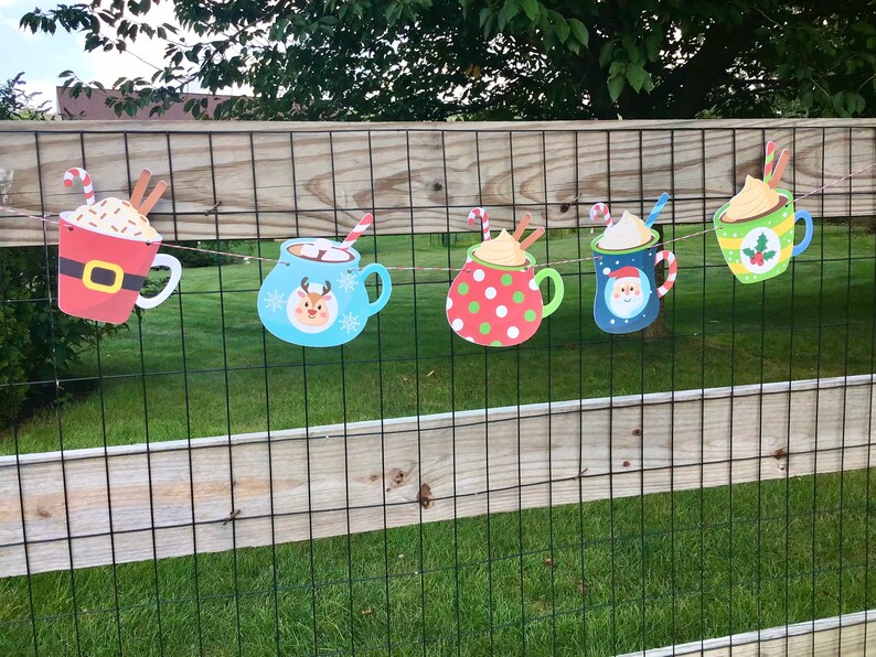 Christmas Hot Chocolate Cocoa Mugs Garland - Etsy