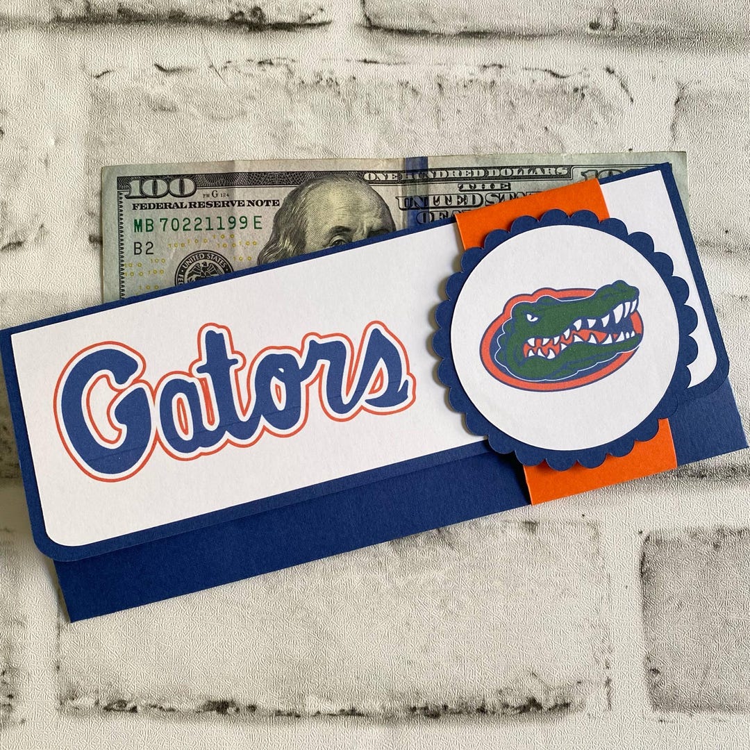 University of Florida Gators Money Gift Envelope - Etsy