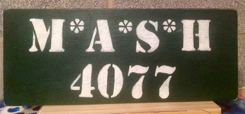 MASH 4077 sign hand painted | Etsy