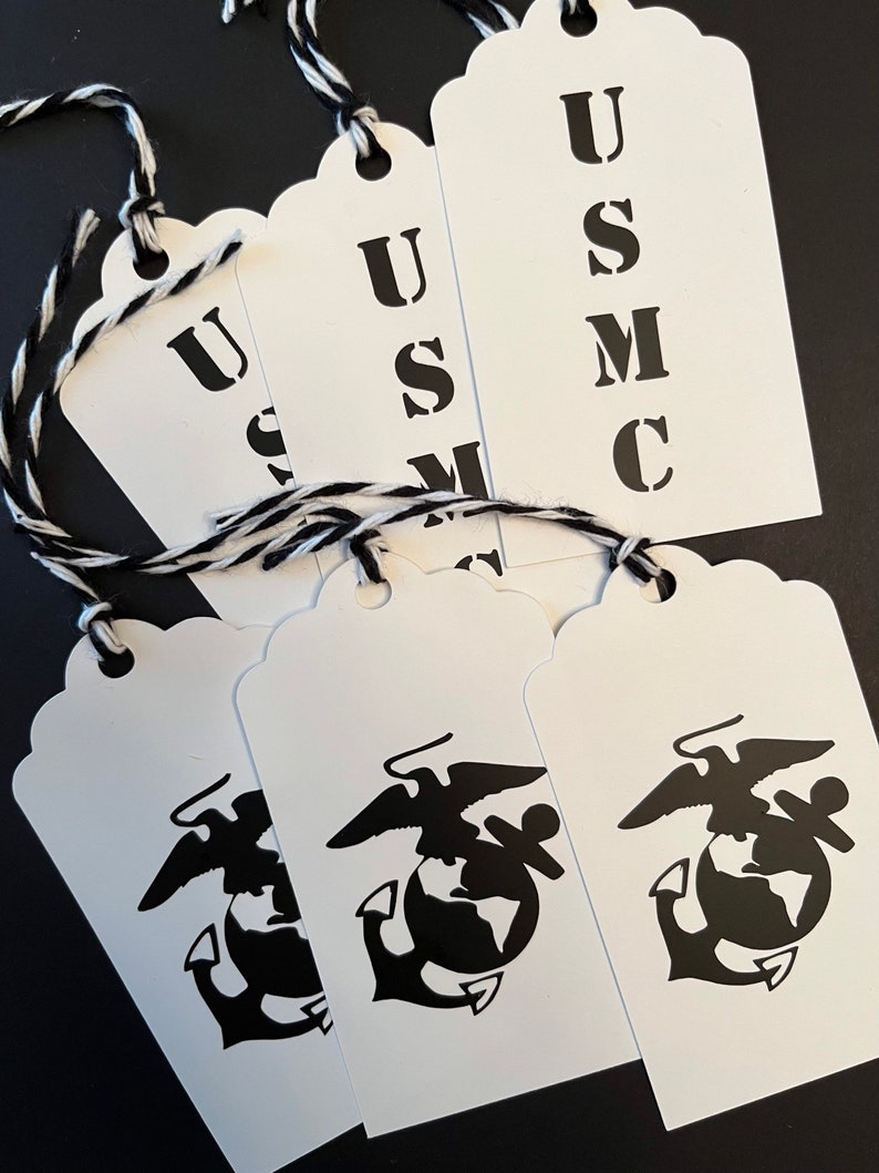 USMC EGA Emblem Gift Tags - Etsy