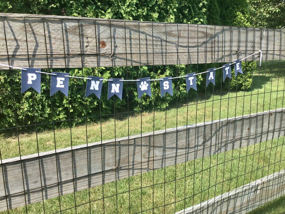 Mini Tiny Small Penn State Garland Banner. Officially Licensed - Etsy