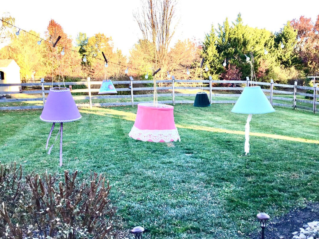Boho Shabby Chic Gypsy Cottage Core Lampshade Garland Garden Party - Etsy