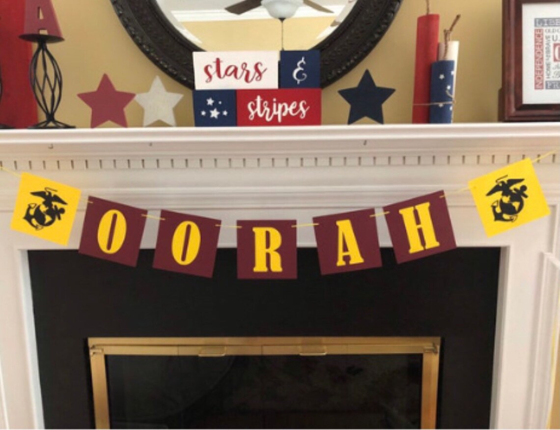 Oorah Marines Garland Banner Official Hobbyist of the USMC: License ...