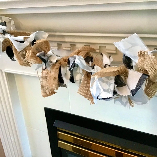 Burlap Garland - Etsy